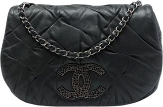 Chanel Pre-owned Sac bandouli&egrave;re - Femme - Pre-owned - Noir - Taille: ONE Size