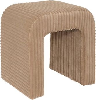 Atmosphera Atmosphera - Pouf Sevi beige cr&eacute;ateur dint&eacute;rieur