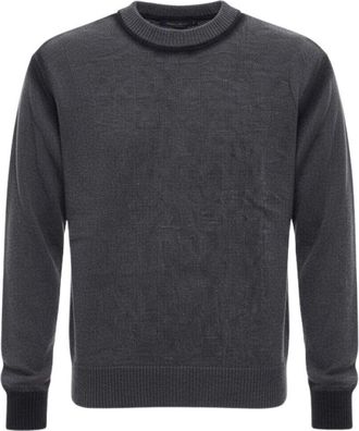 ATOMOFACTORY Atomofactory, Herren, Strickwaren, Grau, LGr&ouml;&szlig;e