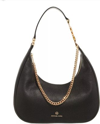 Michael Kors Hobo Bags - Piper Large Hobo Shoulder - Gr. unisize - in Schwarz - f&uuml;r Damen