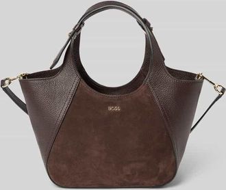 HUGO BOSS Henkeltasche aus Rindsleder