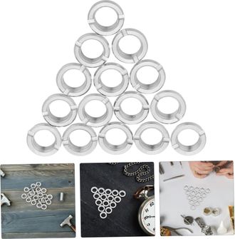 OSALADI 20sätze Uhrenersatzteile Metallmutter Für Quarzuhrwerk Reparatur DIY Uhrzubehör Wanduhrmechanismusersatz Uhrwerkreparaturteile