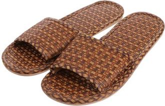 Soimiss Pantoufles Tress&eacute; L&eacute;g&egrave;res et Confortables Sandales pour Maison Semelle Respirante Massage des Unisexe