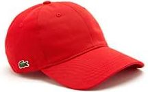 Lacoste Casquette Classic Fit Mixte, Rouge, Taille unique