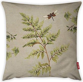 Bonamaison Le Jardin du Lin Kissenhüllen, Cotton, Mehrfarbig, 45x45