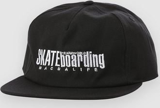 Macba Life Mag Logo Cap white