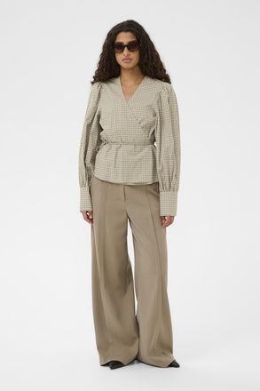 Soaked In Luxury Langarm-Bluse SLSivah Langarm-Bluse Gerade Passform