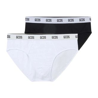 GCDS Gcds, Homme, Sous-vêtements, Multicolore, Taille: 2XL Slip Homme Essentials 2-Pack