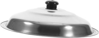 Holibanna Universeller Edelstahl-topfdeckel Hitzebeständig Praktischer Kochdeckel Mit Gewölbtem Design Für Familien Restaurants Hotels Und Kantinen