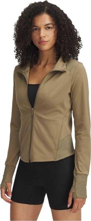 Under Armour Meridian Jacke f&uuml;r Damen, Training, Athletisch, Lang&auml;rmlig (Braun)