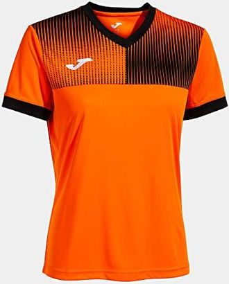 Joma T-Shirt Manches Courtes Eco Supernova Orange Noir