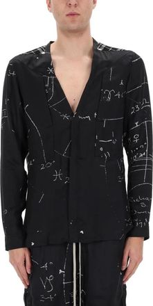 Rick Owens Larry Fogpocket Shirt - - Shirts - Herren - Schwarzk - L