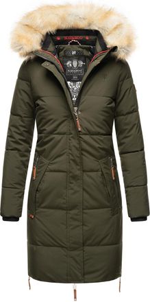 Navahoo Warmer Damen Winter Stepp Mantel Winterjacke Parka B803 [B803-Halin-Olive-Gr.XXL]