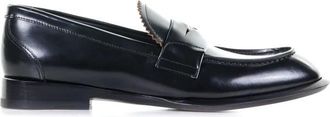 Alexander McQueen Seal Logo Loafer - - Shoes - Herren - Schwarzk - 40 EU