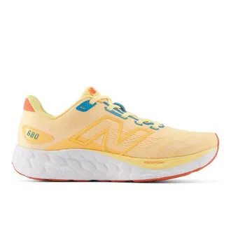 New Balance Femme Fresh Foam 680 v8 en Rose/Bleu/Rouge/Blanc, Textile, Taille 36.5