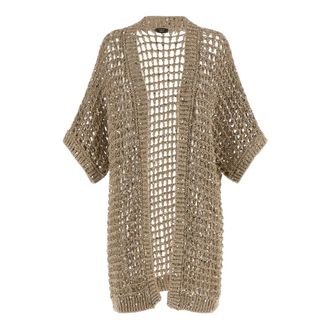 PESERICO Femme, Pulls, Beige, Taille: 34 FR Aurea Cardigan