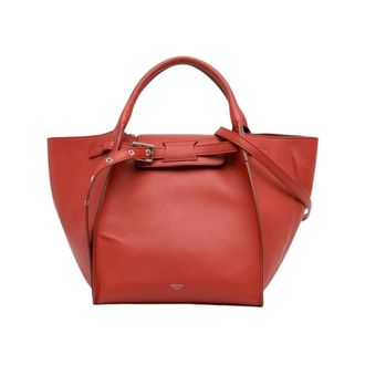 Celine Pre-owned Strukturierte Lederhandtasche - - Pre-owned - Damen - Rot - ONE SIZE