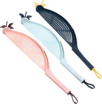 SOLUSTRE 3stücke Teiliges Reissieb Und Abtropfgestell Mit Ergonomischem Design Multifunktionaler Filter Für Gemüse Und Reiswäsche Kompakt Und Leicht Für Einfac