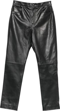 Twinset Femme, Pantalons, Noir, Taille: 38 FR Pantalon Slim en Cuir