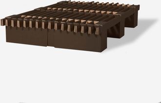 Room In A Box | Grid Bett (schwarz, Medium)