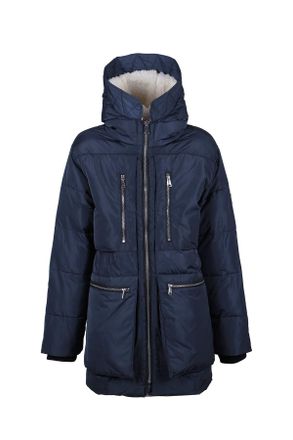 Tommy Hilfiger Heavyweight Quilted Sherpa Hooded Parka f&uuml;r Herren, Marineblau, S