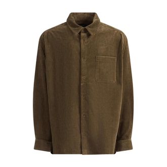 A.P.C. A.p.c. - Surchemise Mateo Logo - Homme - Vestes - Brun - Taille: L