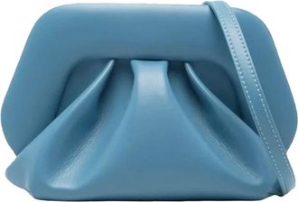 Themoir&egrave; Femme, Sacs, Bleu, Taille: ONE Size Small Bios Gathered Clutch Bag