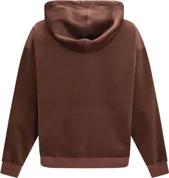 Yohji Yamamoto Corduroy Hooded Sweatshirt - Brown