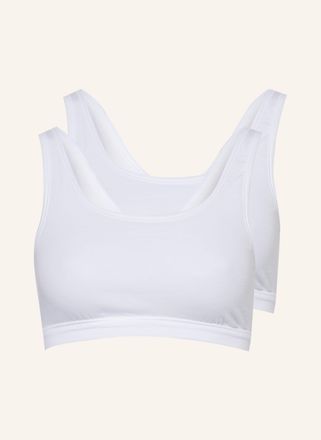 Schiesser 2er-Pack Bustiers 95/5 weiss