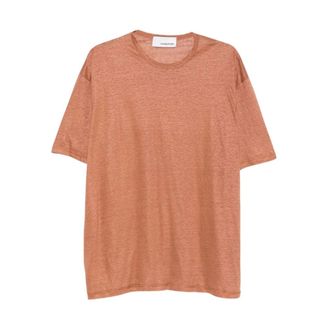 Costumein T-shirt &agrave; manches courtes Komodo avec surpiq&ucirc;res contrastantes - Homme - Tops - Brun - Taille: 2XL