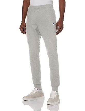 Champion Joggers, Lightweight Lounge, Jersey Graphic Pants for Men, 31 Pantalon de survêtement, Gris Oxford, Taille L Homme
