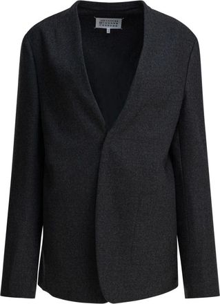 Maison Margiela Femme, Vestes, Gris, Taille: 36 FR Minimal Jacket