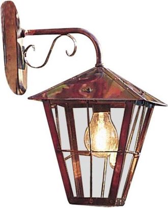 Konstsmide Fenix Applique dext&eacute;rieur classique lanterne vers le bas cuivre, IP23
