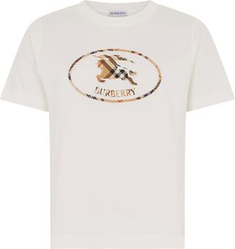 Burberry Femme, Tops, Blanc, Taille: 36 FR T-Chemises