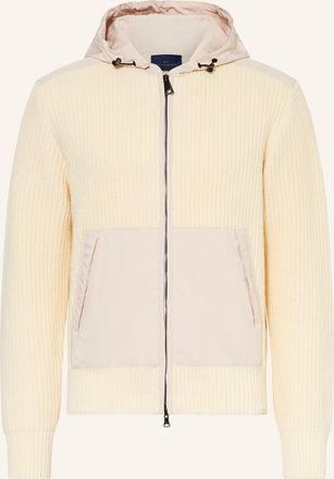 Paul & Shark Paul & Shark Strickjacke Im Materialmix weiss