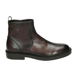 Giorgio Braune Leder-Herrenstiefel - - Shoes - Herren - Braun - 47 EU