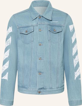 Off-white Jeansjacke Diag blau