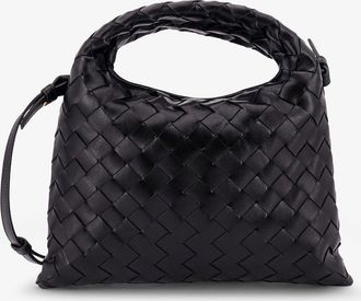 Bottega Veneta Mini Hop leather crossbody bag with Intrecciato pattern - BOTTEGA VENETA - gender_Woman