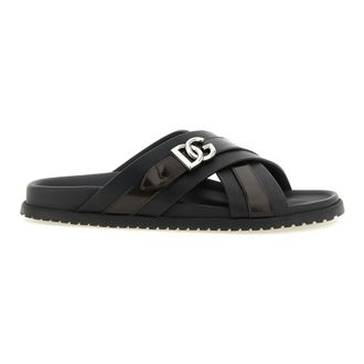 Dolce & Gabbana DG Freizeitsandalen - - Shoes - Herren - Schwarzk - 40 EU