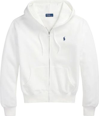 Polo Ralph Lauren Femme, Sweatshirts et sweats &agrave; capuche, Blanc, Taille: 36 FR Knit Full Zip SweaT-shirt