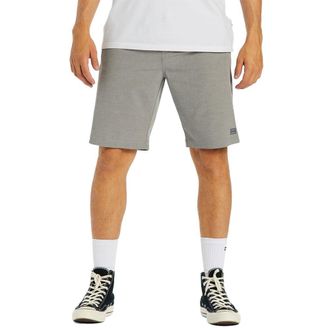 Roxy Billabong Herren Crossfire Klassische Shorts, Grey, 33