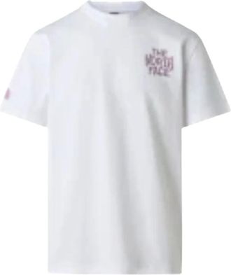 The North Face Homme, Sport, Blanc, Taille: L Drip Logo Relaxed Graphic T-Shirt