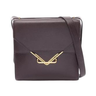 Bottega Veneta Pre-owned The Clip Leather Shoulder Bag - Femme - Pre-owned - Rouge - Taille: ONE Size