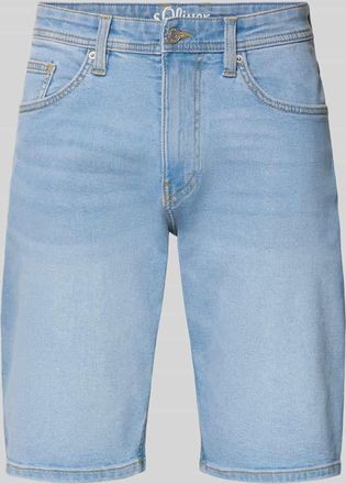 s.Oliver Red Label Regular Fit Jeans-Bermudas aus Baumwoll-Mix