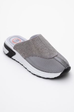 Prologue GLEA Mesh Strass Pantoletten Damen