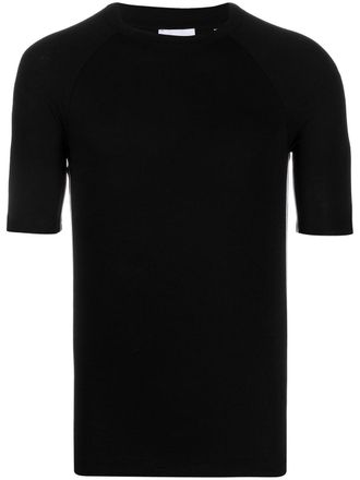 Burberry t-shirt à bande logo - Noir