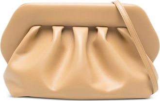 Themoir&egrave; Femme, Sacs, Beige, Taille: ONE Size Bios Gathered Clutch