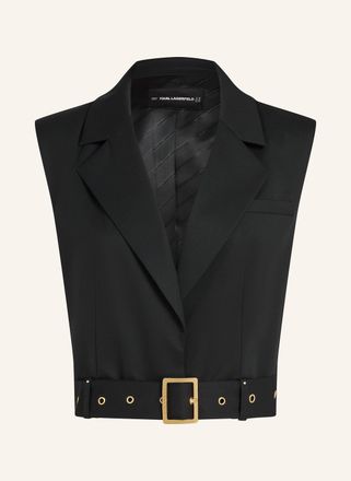 Karl Lagerfeld Weste schwarz
