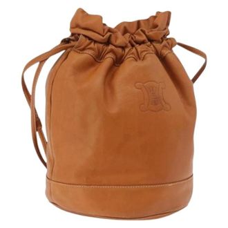 Celine Pre-owned Cuir sacs-celine - Femme - Pre-owned - Brun - Taille: ONE Size