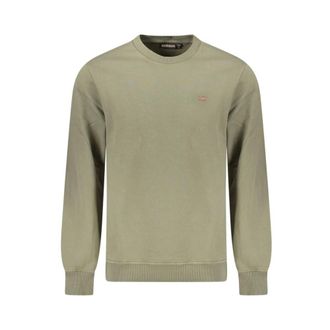 Napapijri Gr&uuml;ner Baumwoll Herren Pullover - - Sweatshirts & Hoodies - Herren - Gr&uuml;n - 2XL